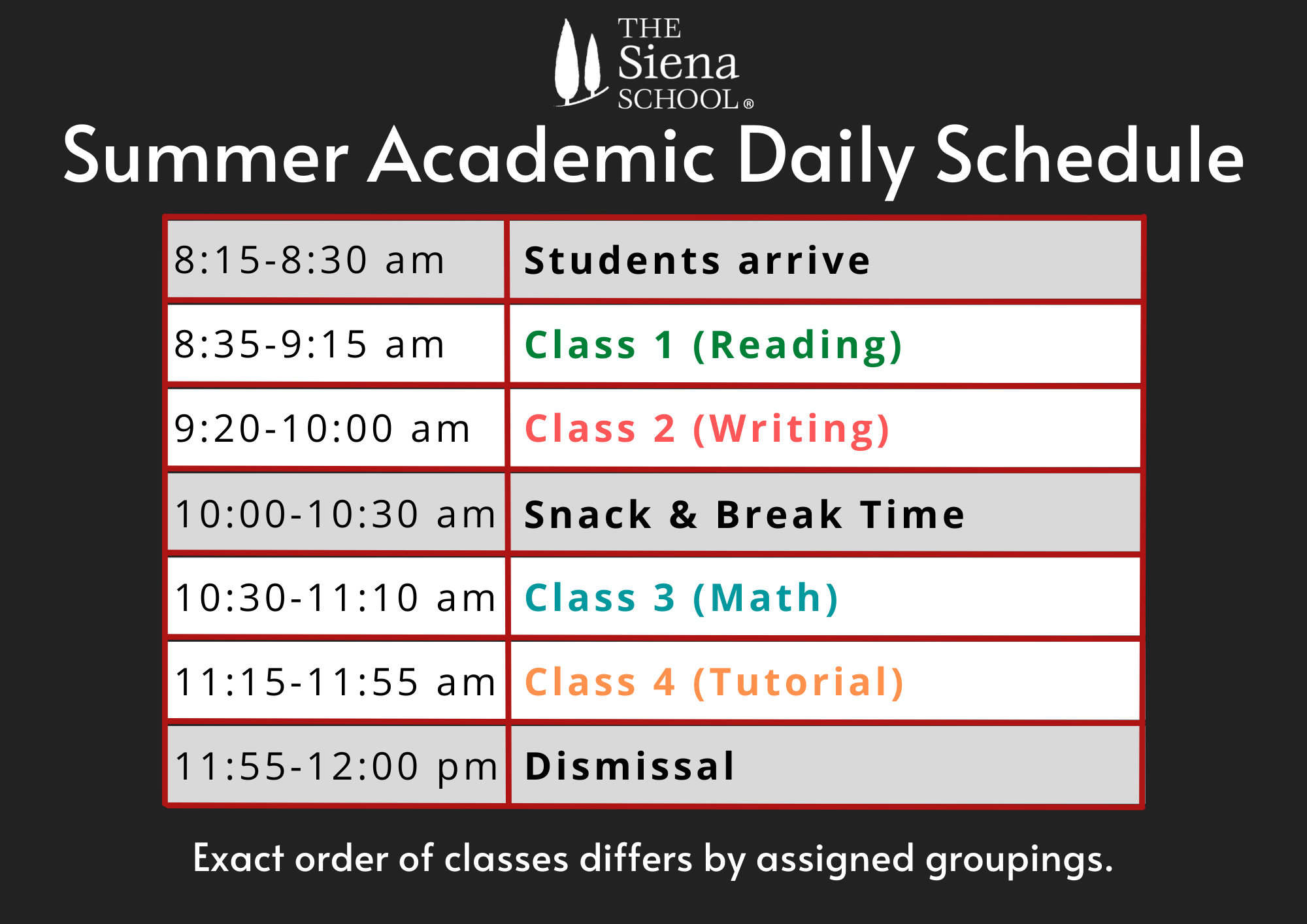 Siena Summer School - The Siena School